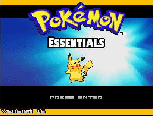 Introducción del juego | Pokemon Essentials Wiki | Fandom