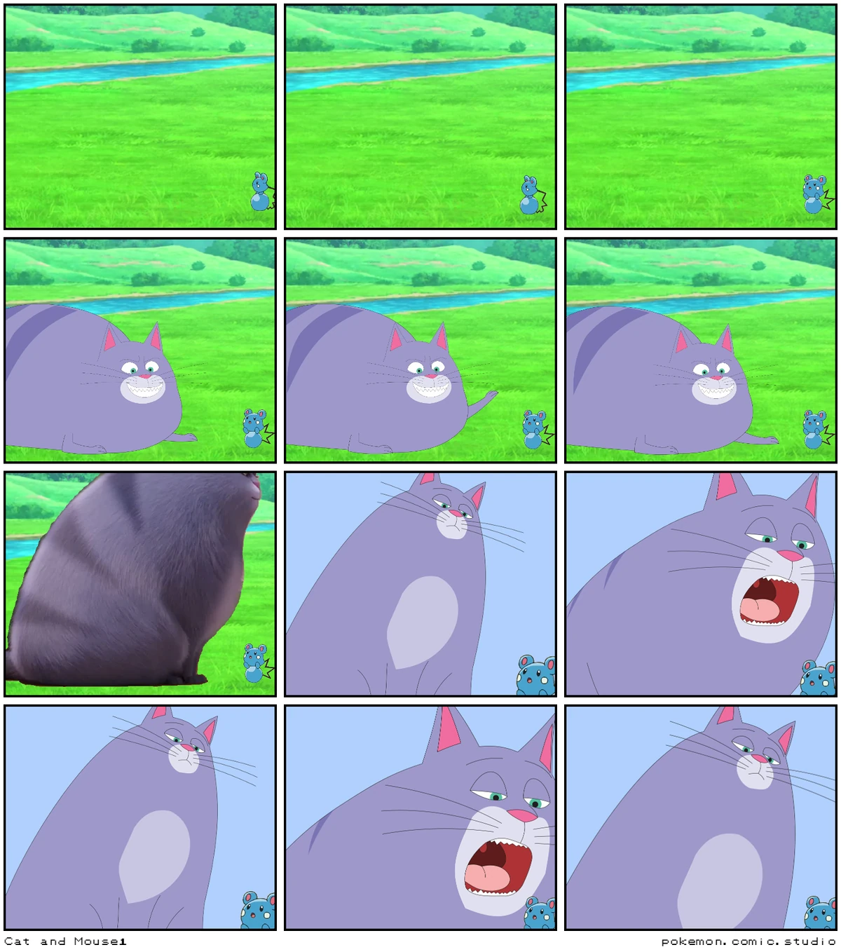 User blog:Lucasmoura/Chloe and Azurill (Cat and Mouse) | PokéFanon | Fandom