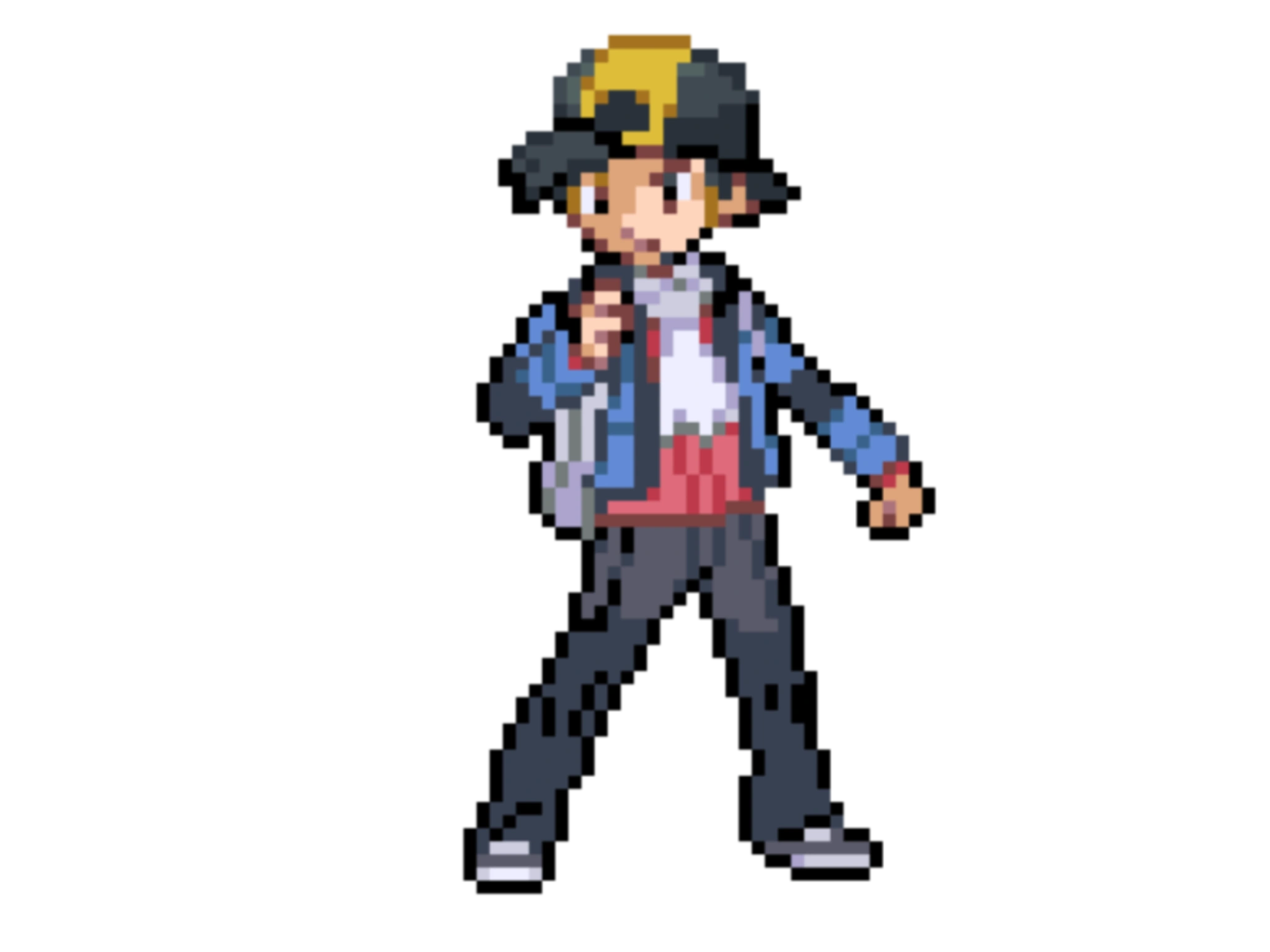 Pokemon Trainer Ethan Sprite