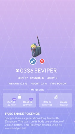 Seviper Mega Evolution