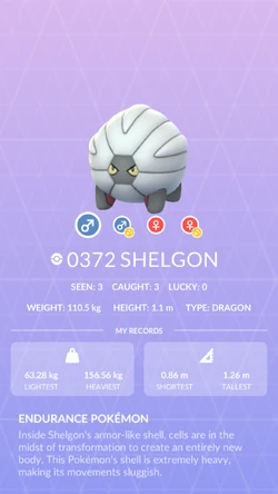 Shiny Shelgon