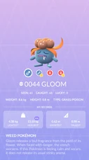 Gloom | Pokémon GO Wiki | Fandom