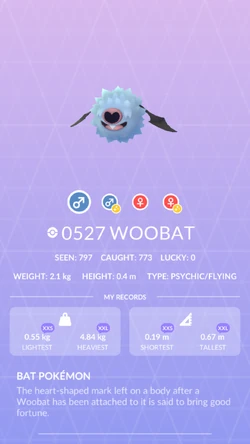 Woobat Evolution