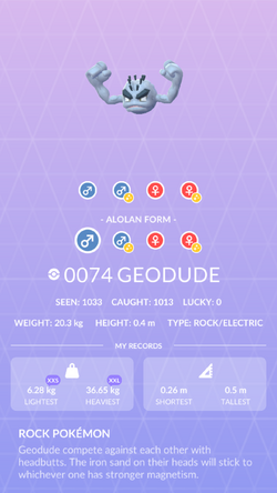 Geodude Forms