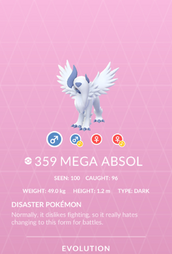 Absol Mega Evolution