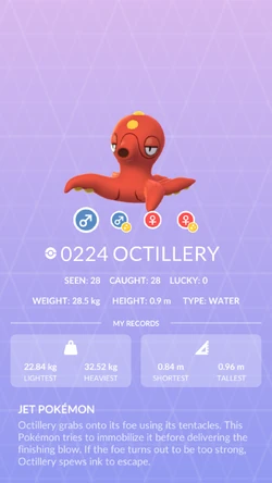 Shiny Octillery