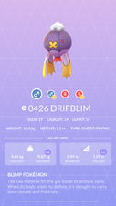 Drifblim | Pokémon GO Wiki | Fandom