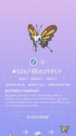 Shiny Beautifly Pokemon