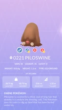 Piloswine | Pokémon GO Wiki | Fandom