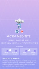 Meditite | Pokémon GO Wiki | Fandom