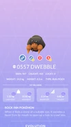 Dwebble | Pokémon GO Wiki | Fandom