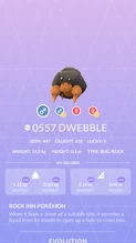 Dwebble | Pokémon GO Wiki | Fandom