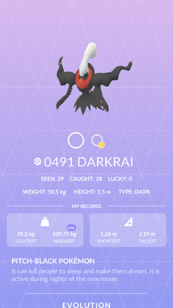 Pokemon Darkrai Mega Evolution