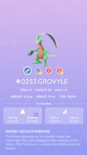 Grovyle | Pokémon GO Wiki | Fandom