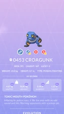 Croagunk | Pokémon GO Wiki | Fandom
