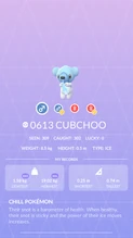Cubchoo | Pokémon GO Wiki | Fandom