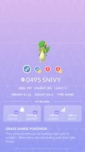 Snivy | Pokémon GO Wiki | Fandom