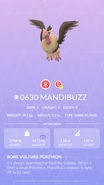 Mandibuzz | Pokémon GO Wiki | Fandom