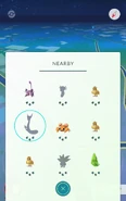 Nearby Screen | Pokémon GO Wiki | Fandom