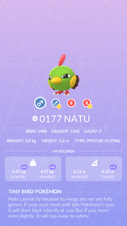 Natu | Pokémon GO Wiki | Fandom