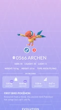 Archen | Pokémon GO Wiki | Fandom