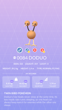 Doduo | Pokémon GO Wiki | Fandom