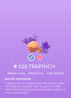 Trapinch Evolutie Keten
