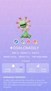 Cradily | Pokémon GO Wiki | Fandom