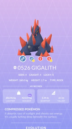 Shiny Gigalith