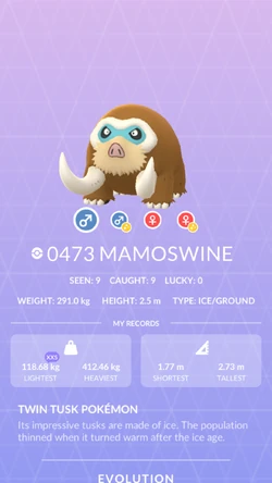 Mamoswine Mega Evolution