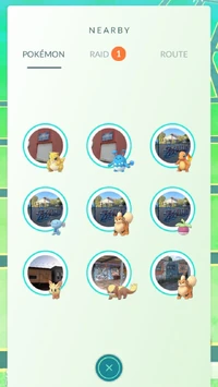 Nearby Screen | Pokémon GO Wiki | Fandom
