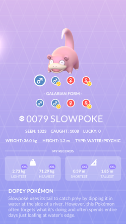 Pokemon Slowpoke Evolution Chart