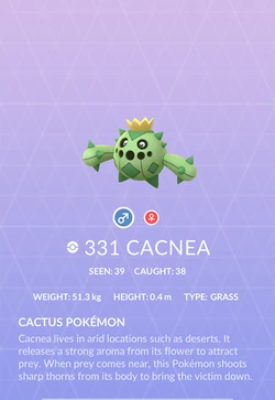 Evolución De La Cacnea Cacnea (Pokémon) Bulbapedia, The