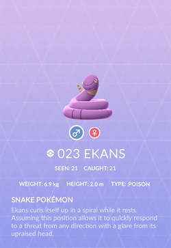 Cuadro De Evolución De Ekans