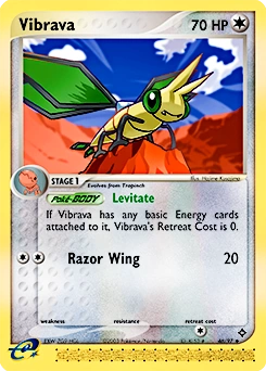 Vibrava (EX Dragon 46) | Pokémon_NJ Wiki | Fandom