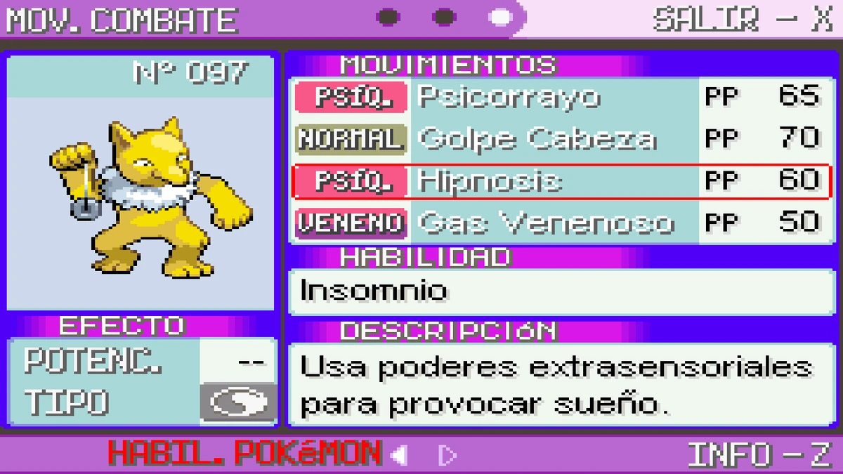 Hipnosis | Wiki PokemonReloaded | Fandom