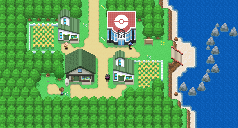 Mossy Town | Pokemon Solar Light & Lunar Dark Wiki | Fandom