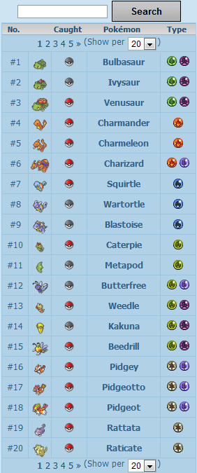 Pokedex | Pokeomega Wiki | Fandom