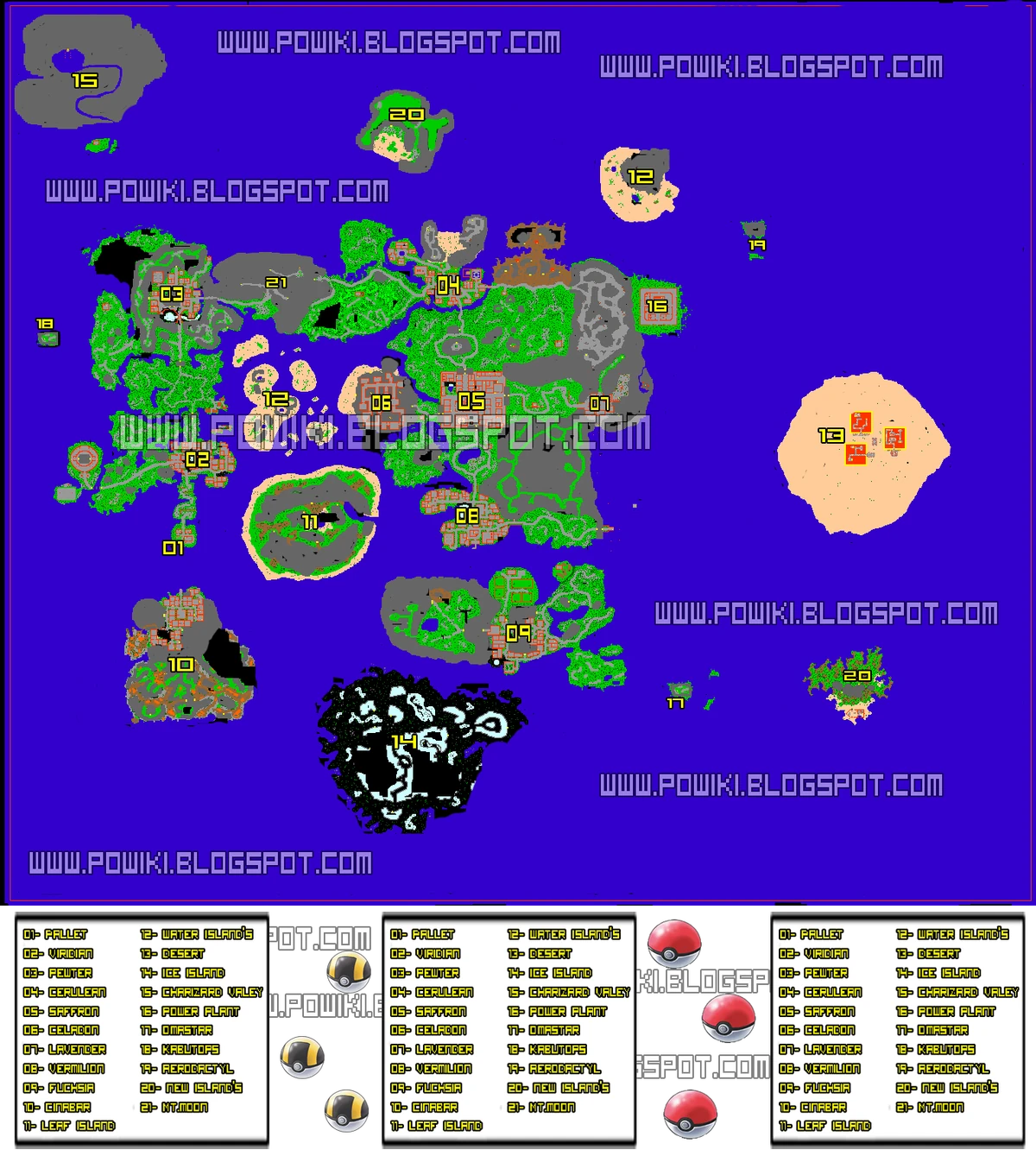 Mapa mundi | Pokemon Wiki | Fandom