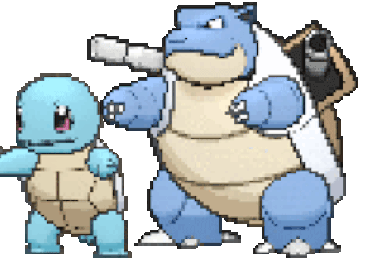 Blastoise Evolution Gif
