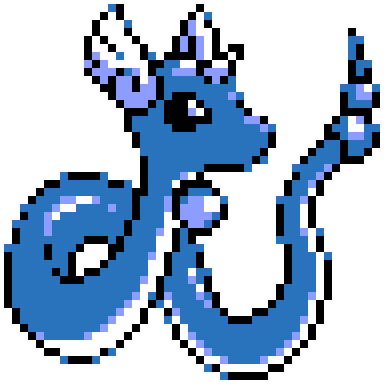 Sprite Dragonair Pokemon Black And White Sprite Test: Dratini