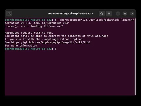 How to download and install the game on Linux | PokeWilds Wiki | Fandom