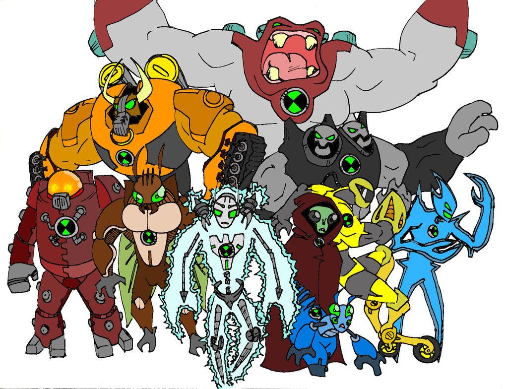 Ben 10 Aliens Unleashed All Aliens With Names