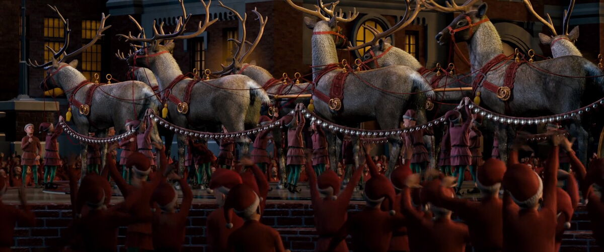 Santa Claus' reindeer | The Polar Express Wiki | Fandom