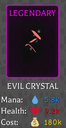 Evil Crystal | Polaris Wizard Simulator Wiki | Fandom