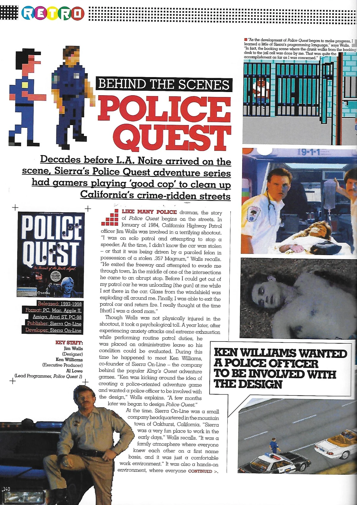 Behind the Scenes: Police Quest | Police Quest Omnipedia | Fandom