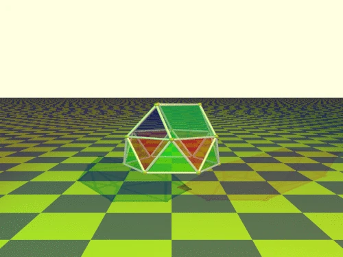 Gyroelongated triangular cupola | Polytopes Wiki | Fandom