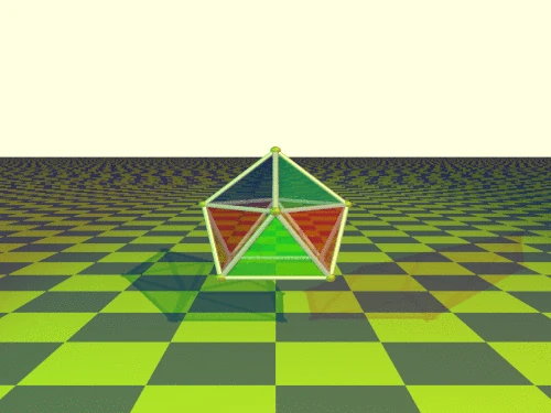 Gyroelongated square pyramid | Polytopes Wiki | Fandom