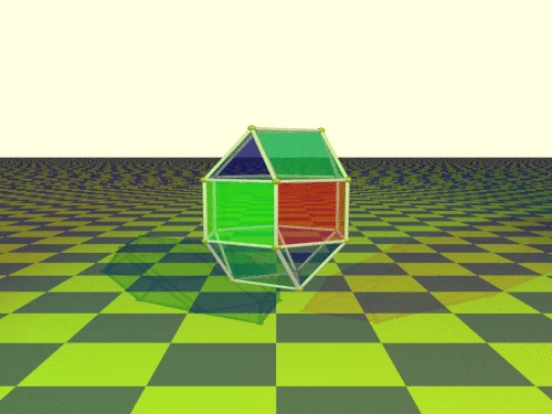 Elongated triangular gyrobicupola | Polytopes Wiki | Fandom