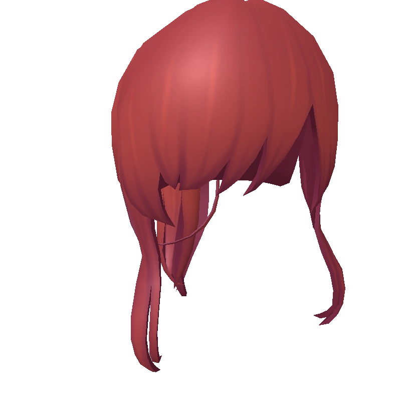 Red Stylized Ponytail | Polytoria Wiki | Fandom